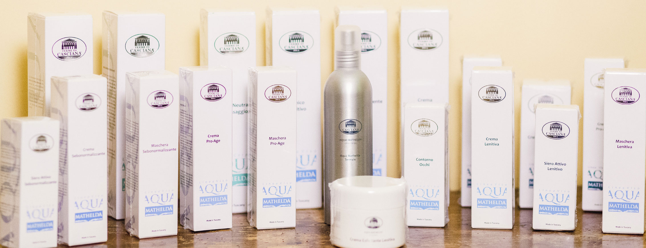 Linea cosmetica - Terme di Casciana